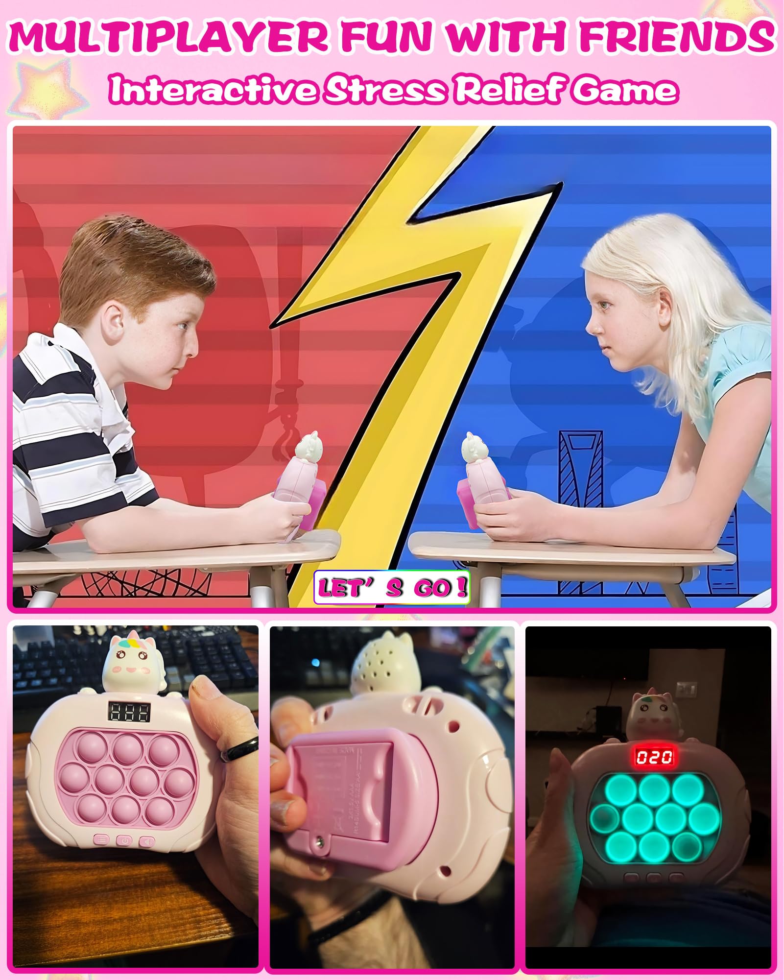 Mua Upgraded Fast Push Game Popping Fidget Toys for Kids, Funny Toys ...