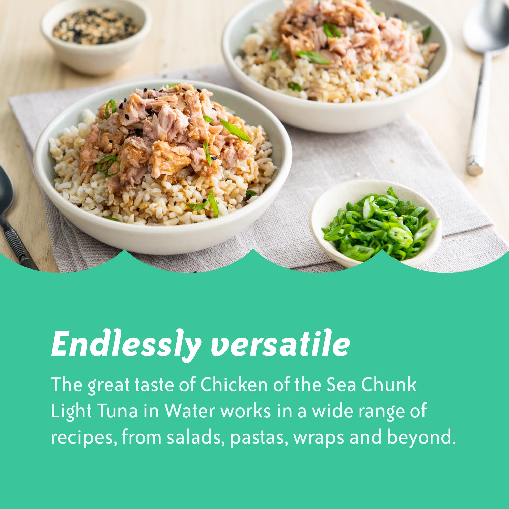 Mua Chicken of the Sea Chunk Light Tuna in Water, Wild Caught Tuna, 5 ...