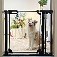 Amazon.com: Foreng Clear Baby Gate 29.5"-37.7" Wide Pet Gate for Stairs ...
