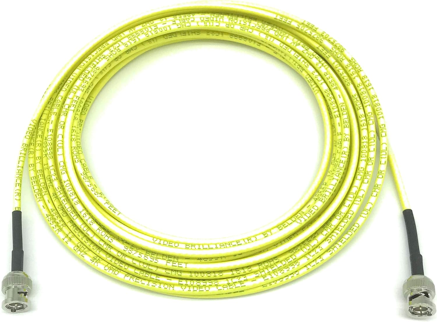 Amazon.com: AV-Cables 12G 4K HD SDI BNC - BNC Cable Belden 4855R Mini RG59 (50ft, Yellow ...
