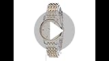 Amazon.com: Bulova Women's 98P115 Diamond Accented Silver-Tone Bracelet ...