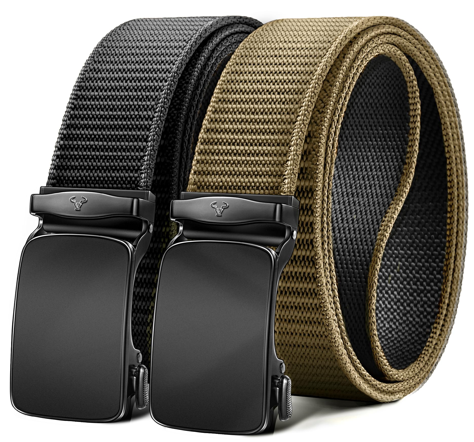 BULLIANT Men Belt-Reversible Ratchet Belt Stretchable for Gift Men Work ...