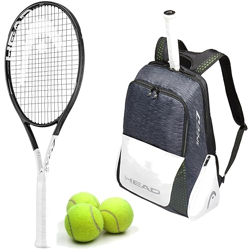 HEAD Graphene 360 Speed MP Midplus 16x19 Black/White Tennis Racquet (4 ...
