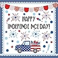 Amazon.com: JarThenaAMCS 74Pcs Happy Independence Day Bulletin Board ...