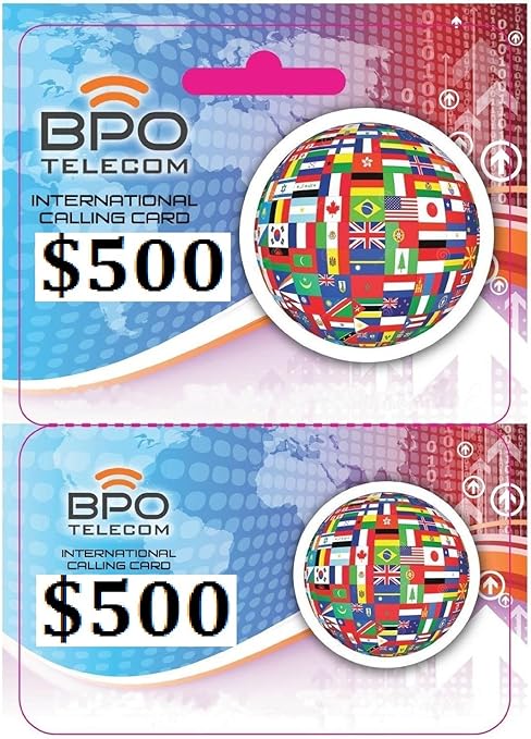 Amazon.com: $500 Prepaid Local and International Calling Card Calls ...