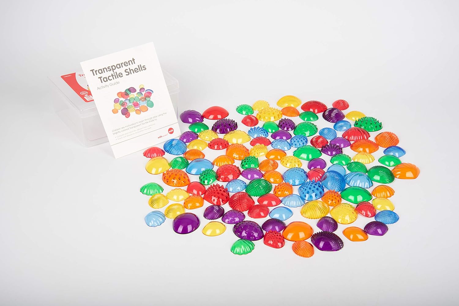 EDX Education edx education 72303 Transparent Tactile Shells – Pk108 ...