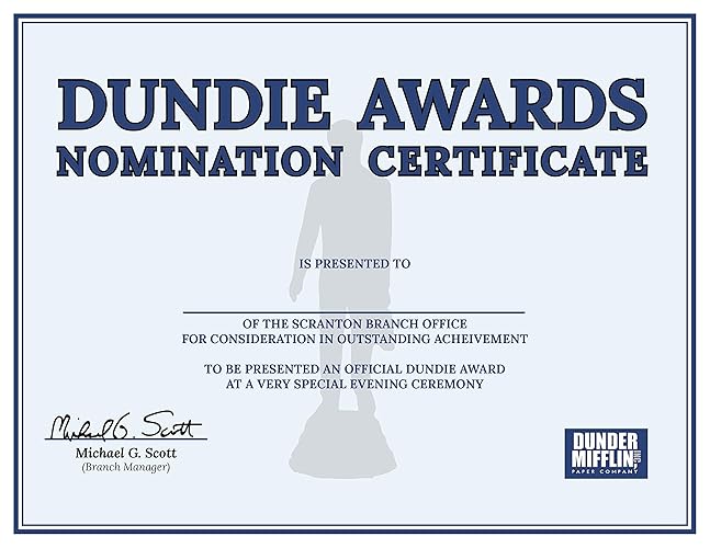 Dundie Award Certificate Template Free PRINTABLE TEMPLATES