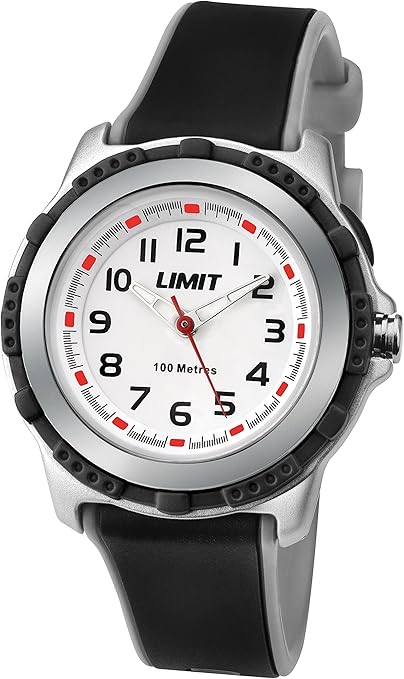Limit Kids Analogue Watch with Durable Strap. 100M Water Resistant ...
