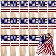 Amazon.com : Shimeyao Handheld American Flag Bulk, 8 x 12 Inches US ...