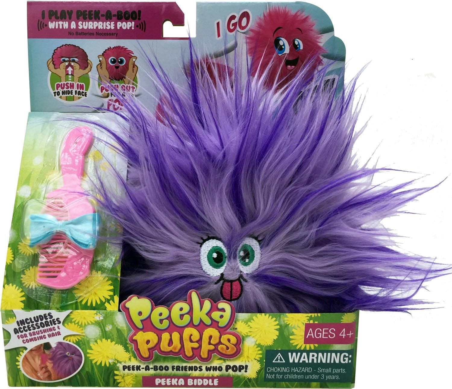 Peeka Puffs Plush Toy (Purple): Amazon.co.uk: Toys & Games