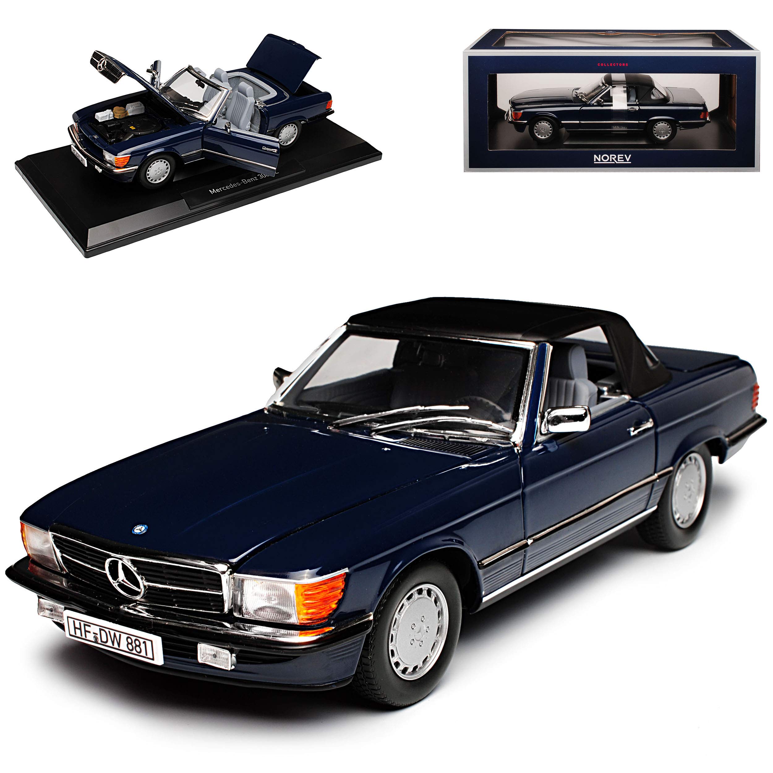 Mua Norev Mercedes-Benz 300SL R107 Convertible Dark Blue with Soft Top ...