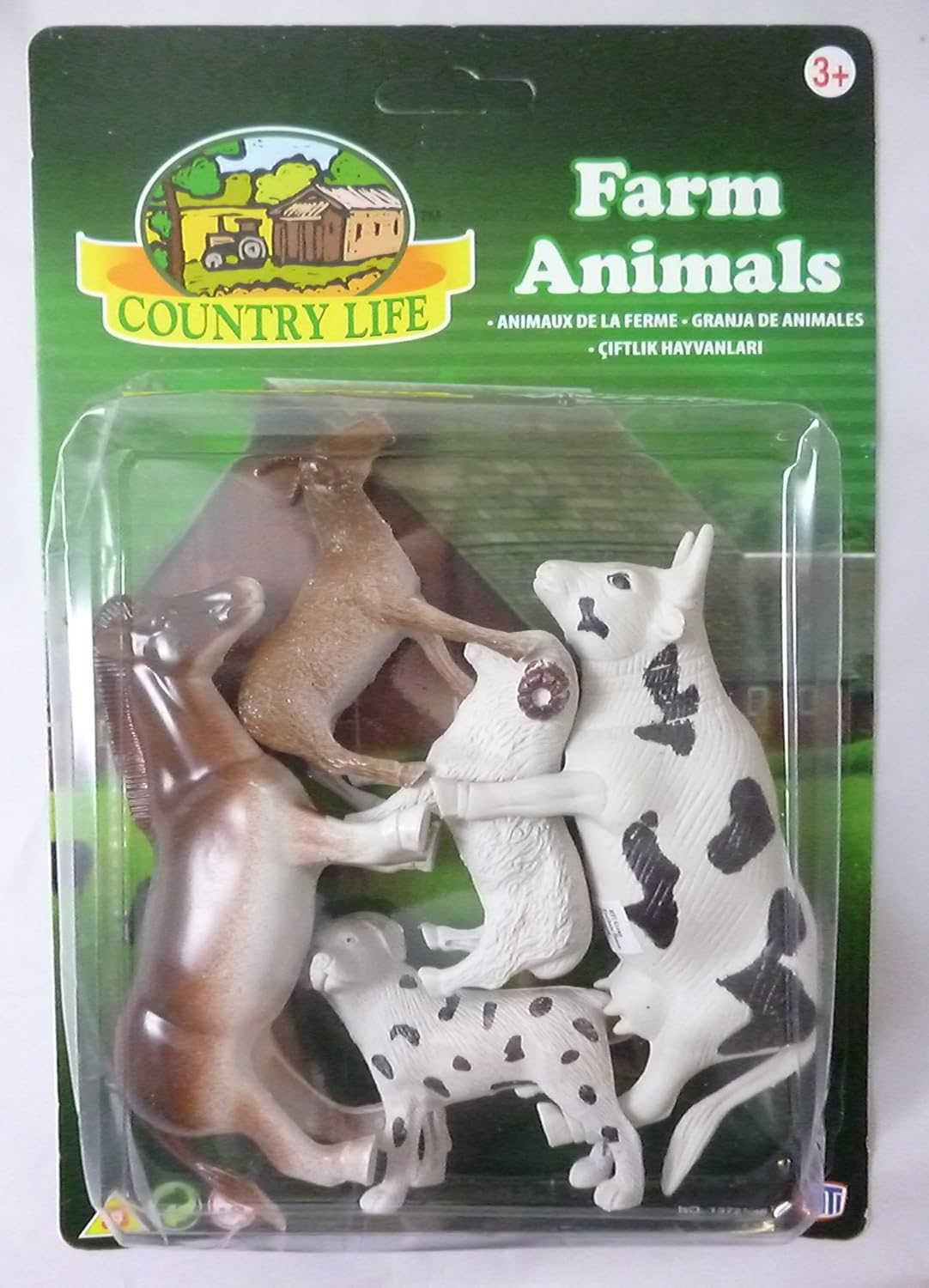 Country Life – Farm Animals – Pack Of 5 Animals – Farm Toys – BigaMart