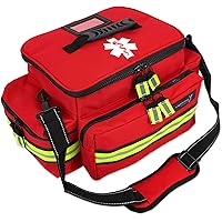 Amazon.com: Lightning X Medium First Responder EMT Bag | LXMB25 | w/Reflective, Shoulder Strap ...