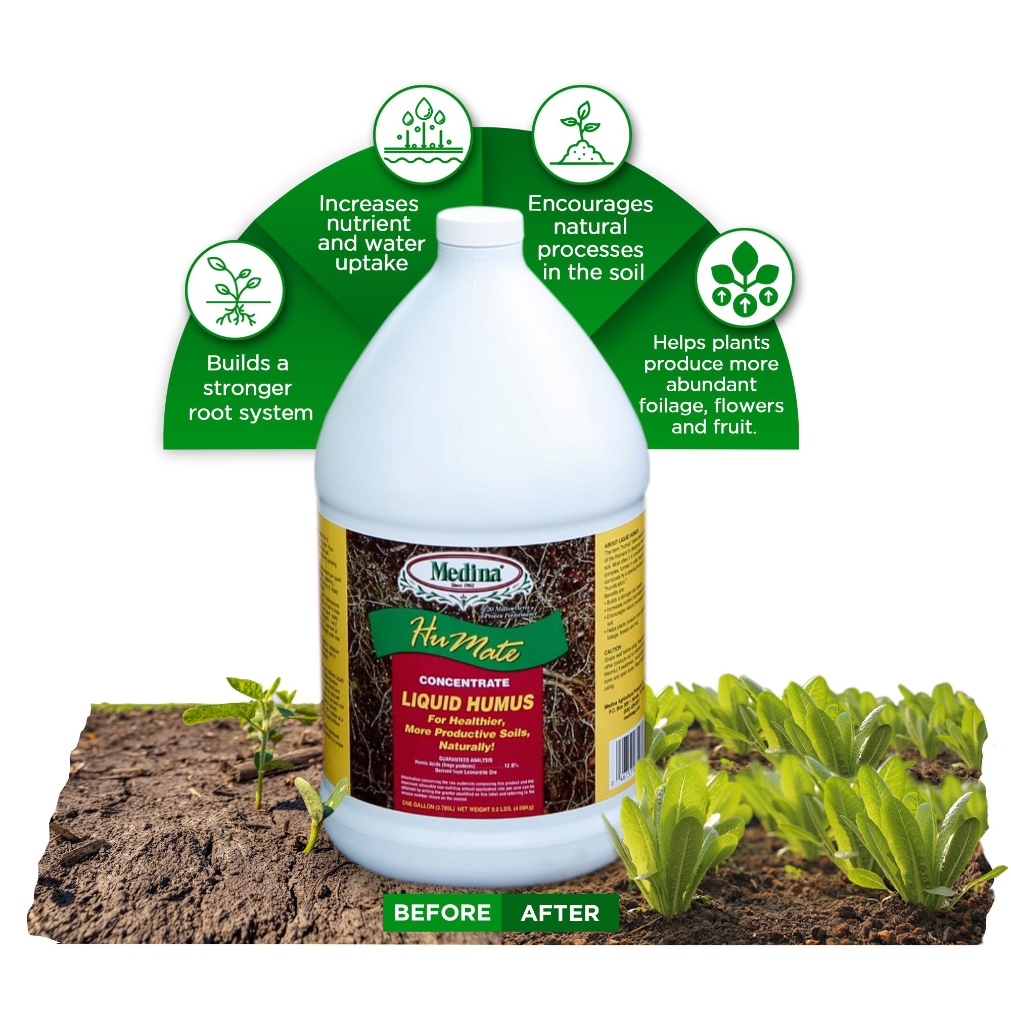 Mua Medina Humate Humic Acid for Plants - Concentrated Liquid Compost ...