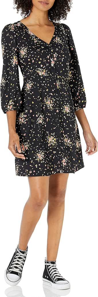 Amazon.com: Amazon Brand - Goodthreads Women's Georgette 3/4-sleeve ...