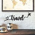 Amazon.com: Qmetalart Travel Decor Metal Wall Art Backdrop Decoration ...
