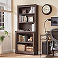 Amazon.com: JAHRSTIM Multi-Depth Bookshelves and Bookcase Floor Standing 5 Tier Display Shelves ...