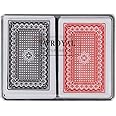 Amazon.com: Home-X Plastic Playing Cards, Waterproof Cards. Set of 2 ...