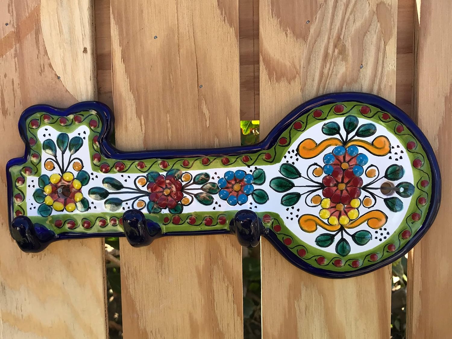 Amazon.com : Talavera Ceramic Key Holder Modern Art Design Authentic ...