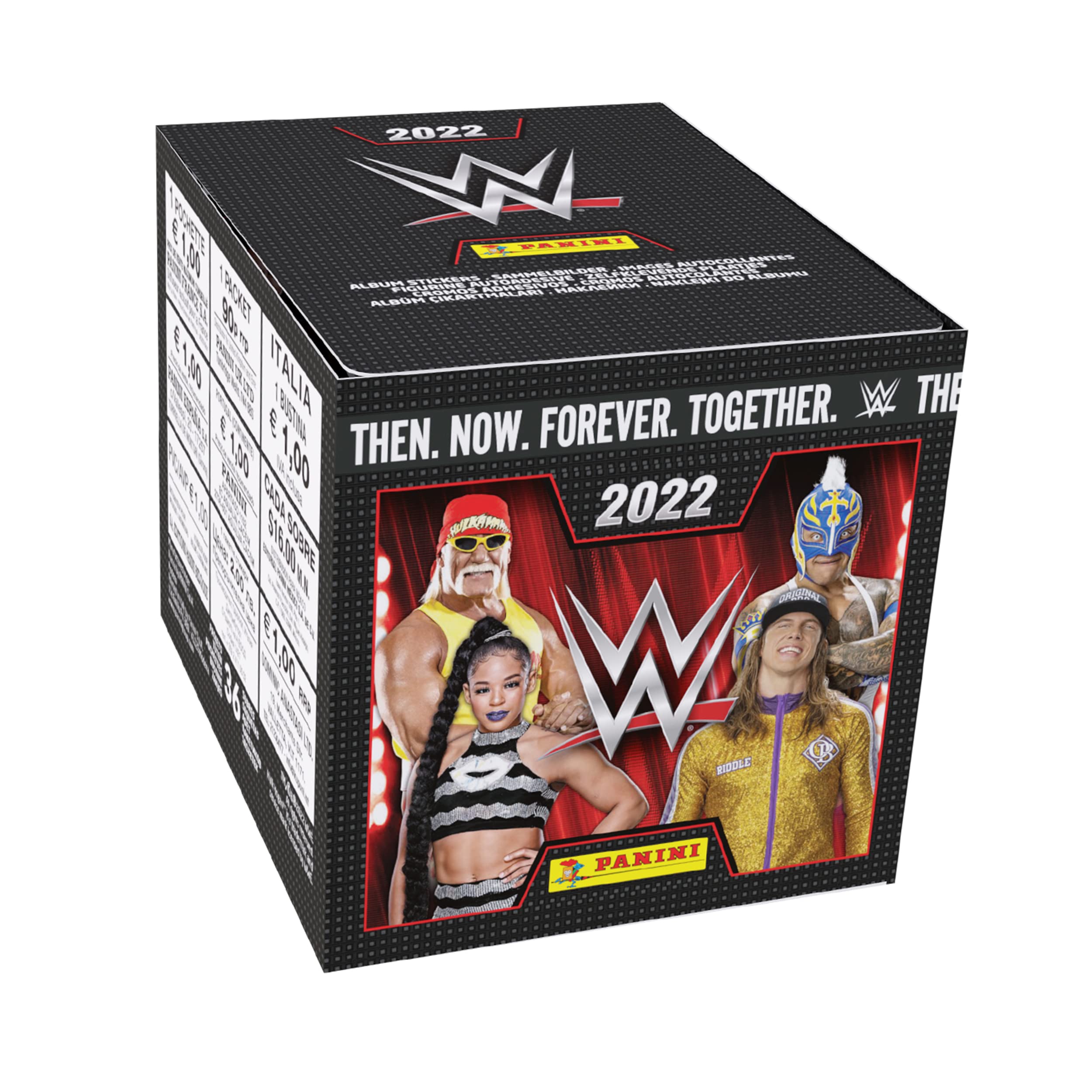 Mua 2022 Panini WWE Stickers - Box (36 Pack) (5 per pack) (180 Total ...