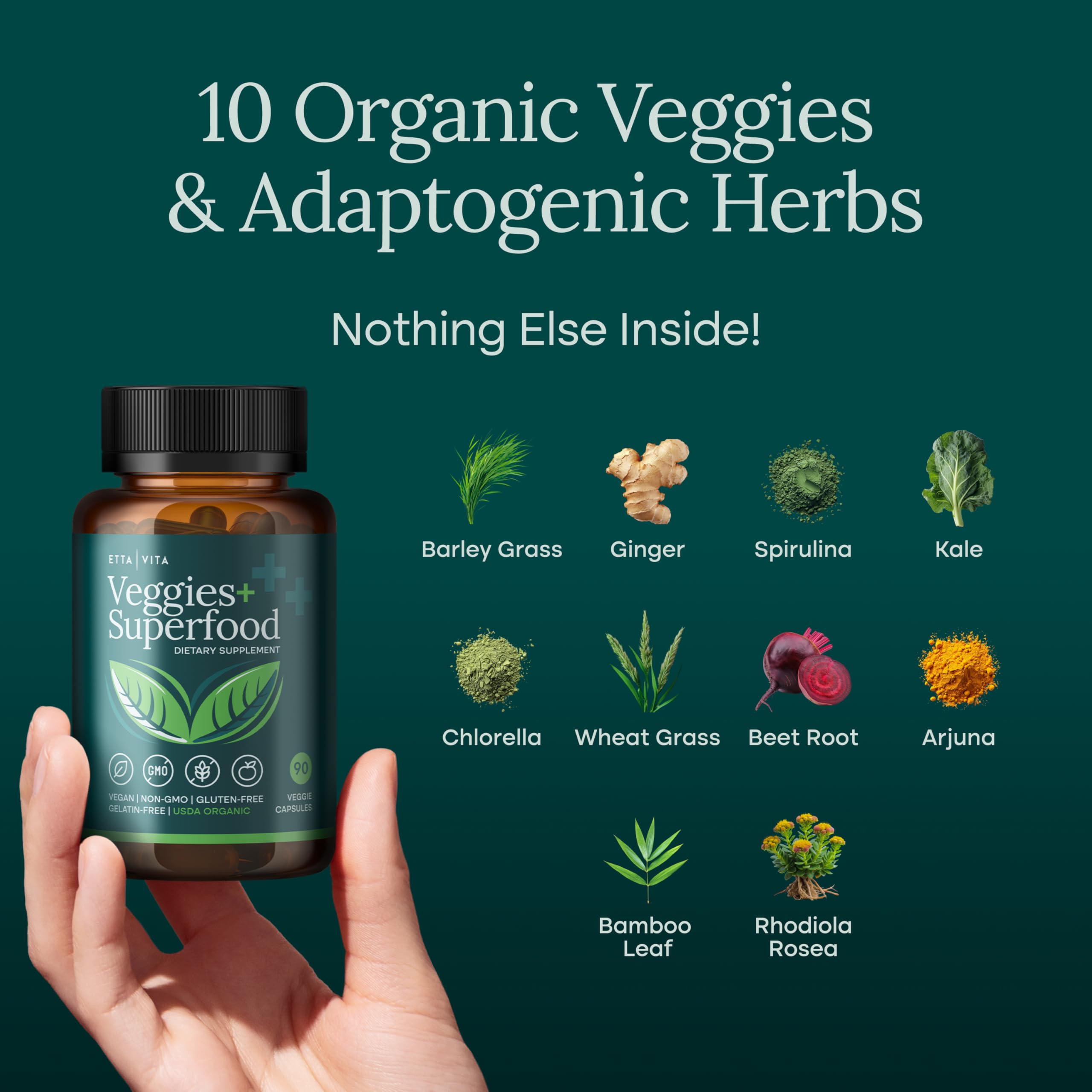 Mua 100% Organic Fruits and Veggies Supplement (USDA Organic - Made in ...