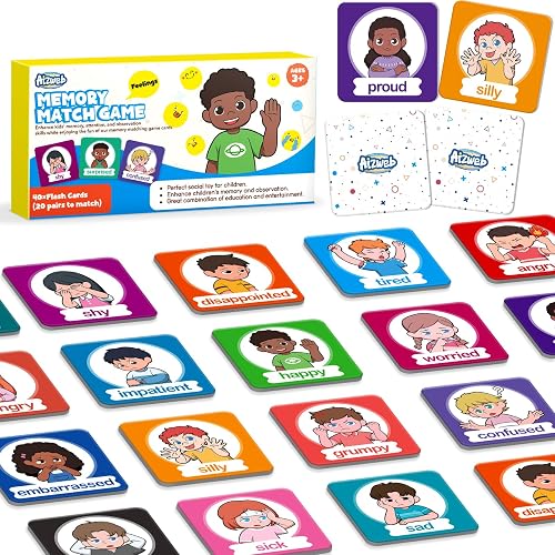 Aizweb Feelings Emotions Match Game,Memory Game,Social Emotional ...