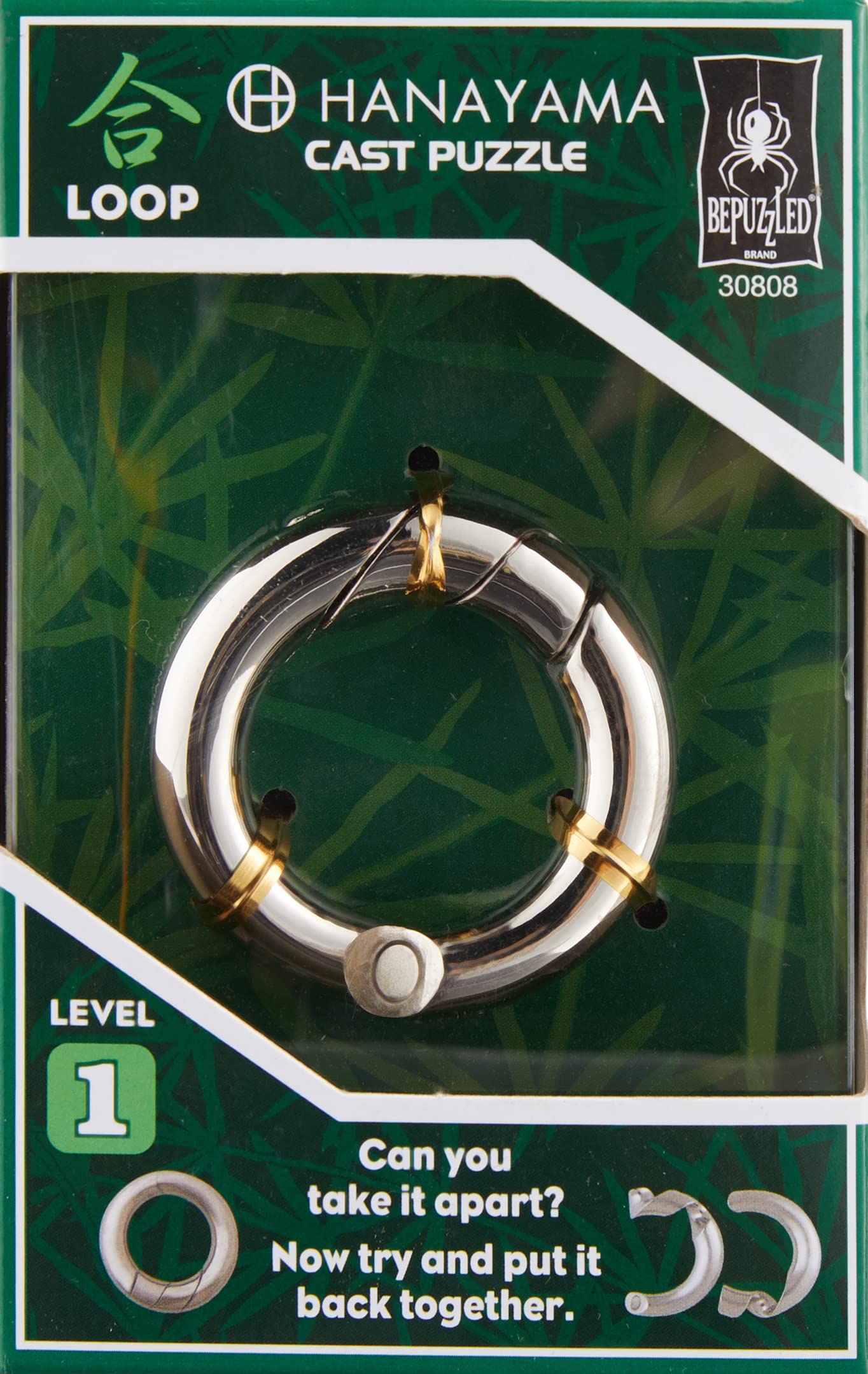 Mua BePuzzled | Loop Hanayama Metal Brainteaser Puzzle Mensa Rated ...