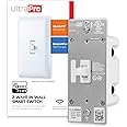 UltraPro Z-Wave Smart Toggle Light Switch with QuickFit and SimpleWire ...