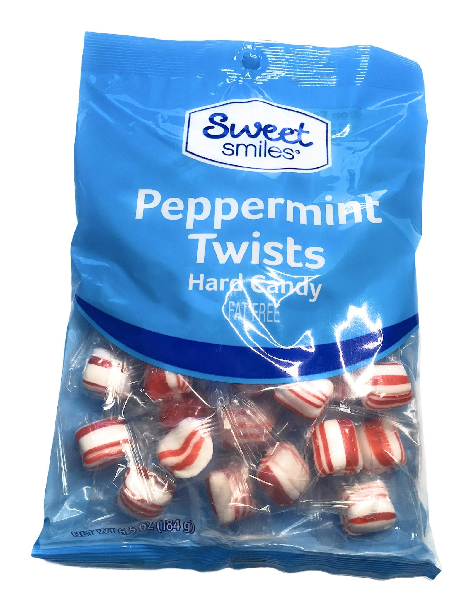 Mua (1) 6.5 oz Bag Sweet Smiles Peppermint Twists Fat Free Hard Candy ...