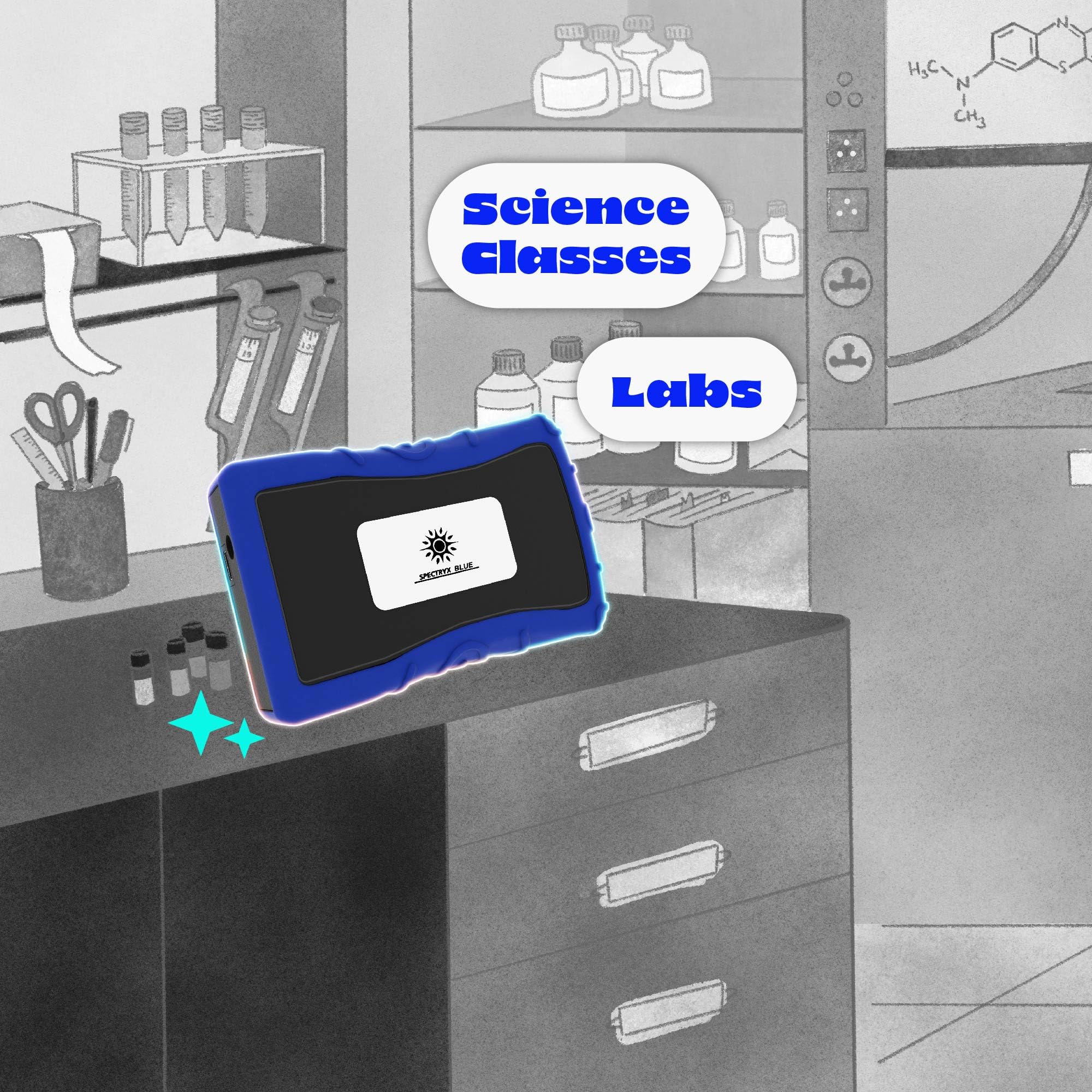 Mua Spectryx Blue Mobile Educational Spectrometer - Bluetooth-Enabled ...