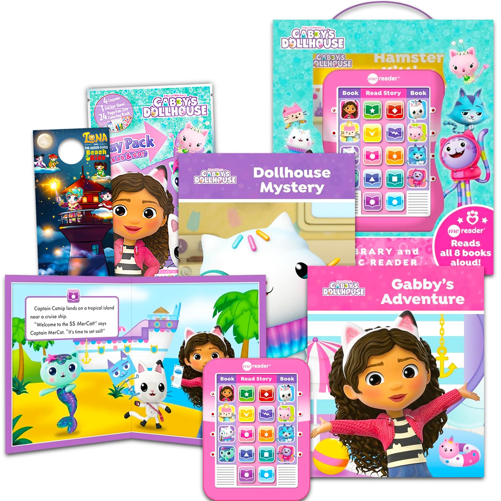 Mua Gabby's Dollhouse Me Reader Electronic Reader 8 Book Bundle - Gabby ...