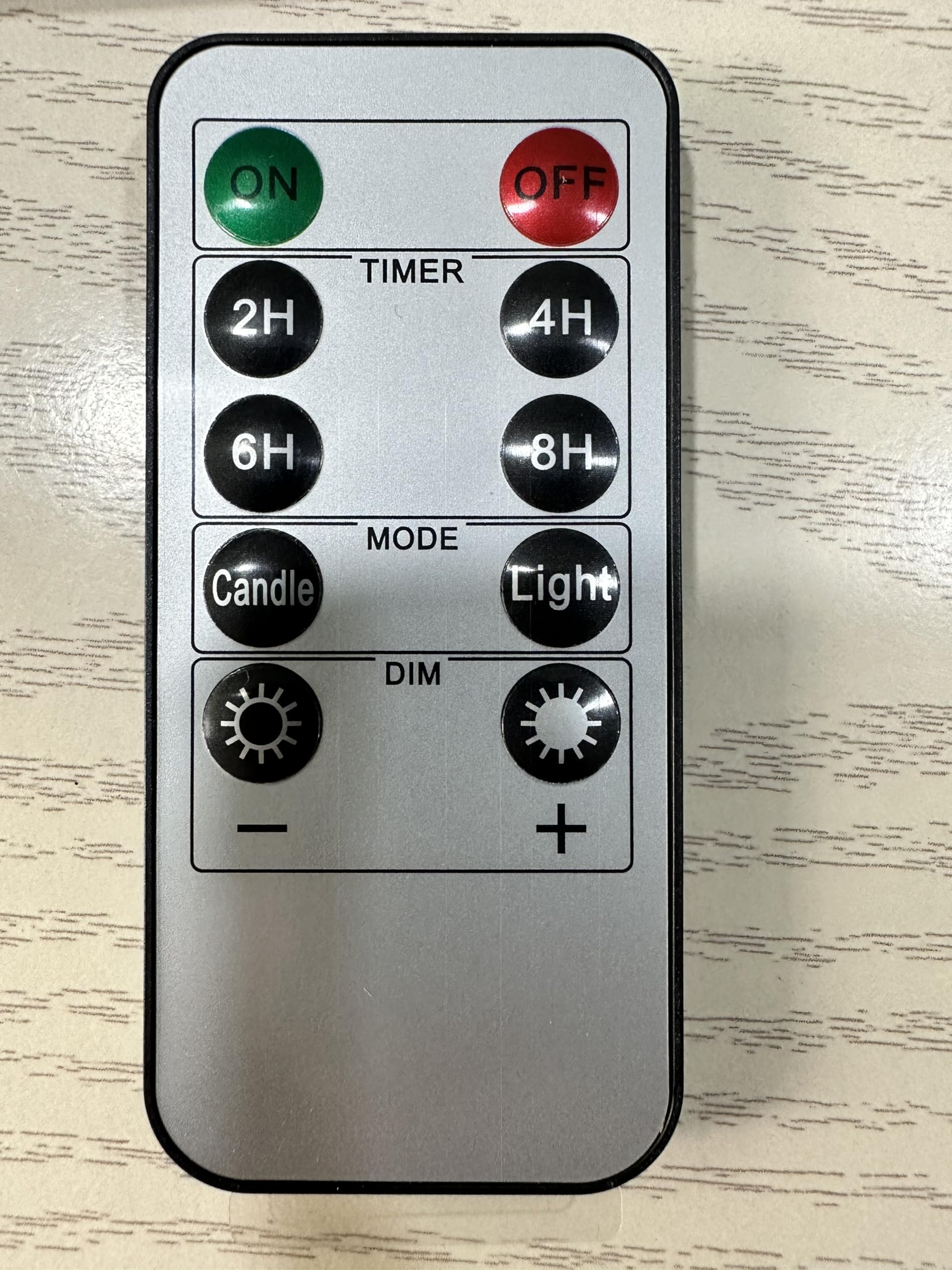 ACROS Flameless Candle 10 Key Remote Control with Timer, only for ...