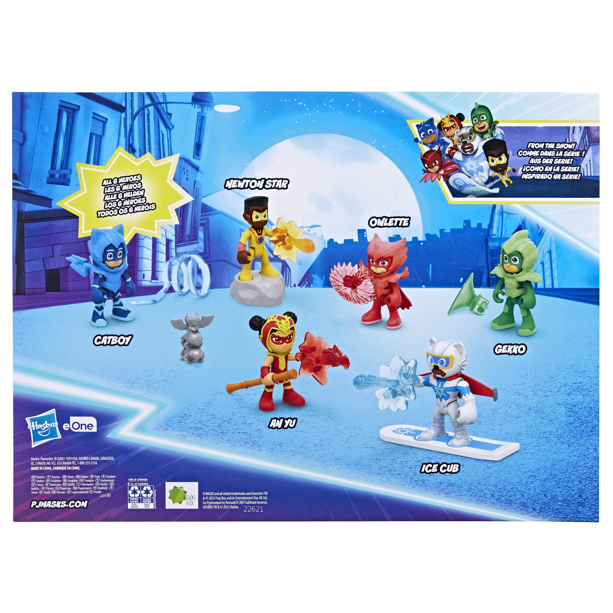 Mua Power Heroes Meet The Power Heroes Figure Set with 6 Figures and 14 ...