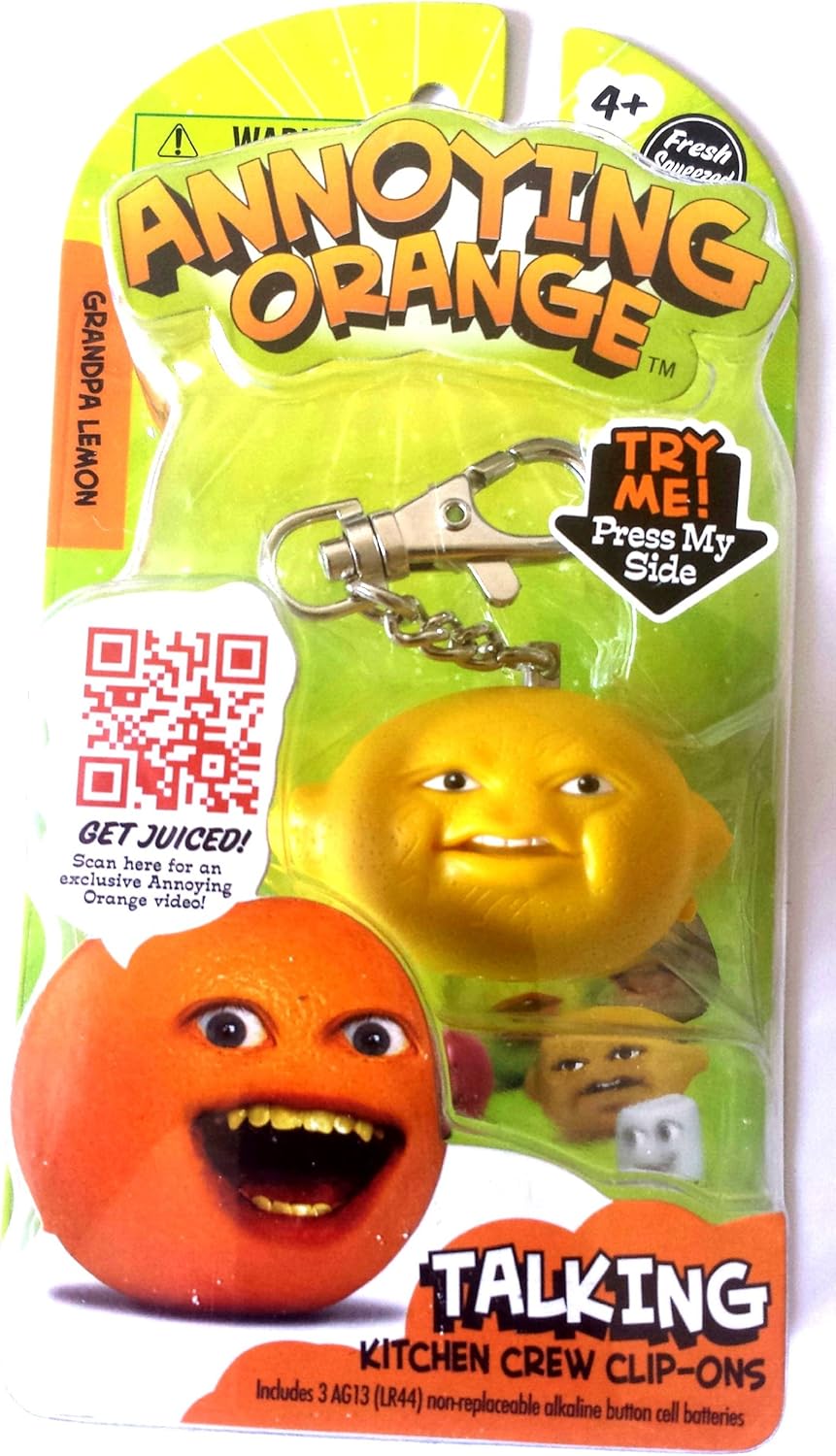 Annoying Orange - Talking Kitchen Crew Clip-Ons GRANDPA LEMON: Amazon ...