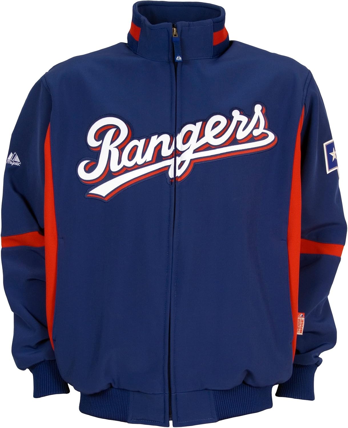Majestic Athletic MLB Texas Rangers de Manga Larga Terma Base Premier ...
