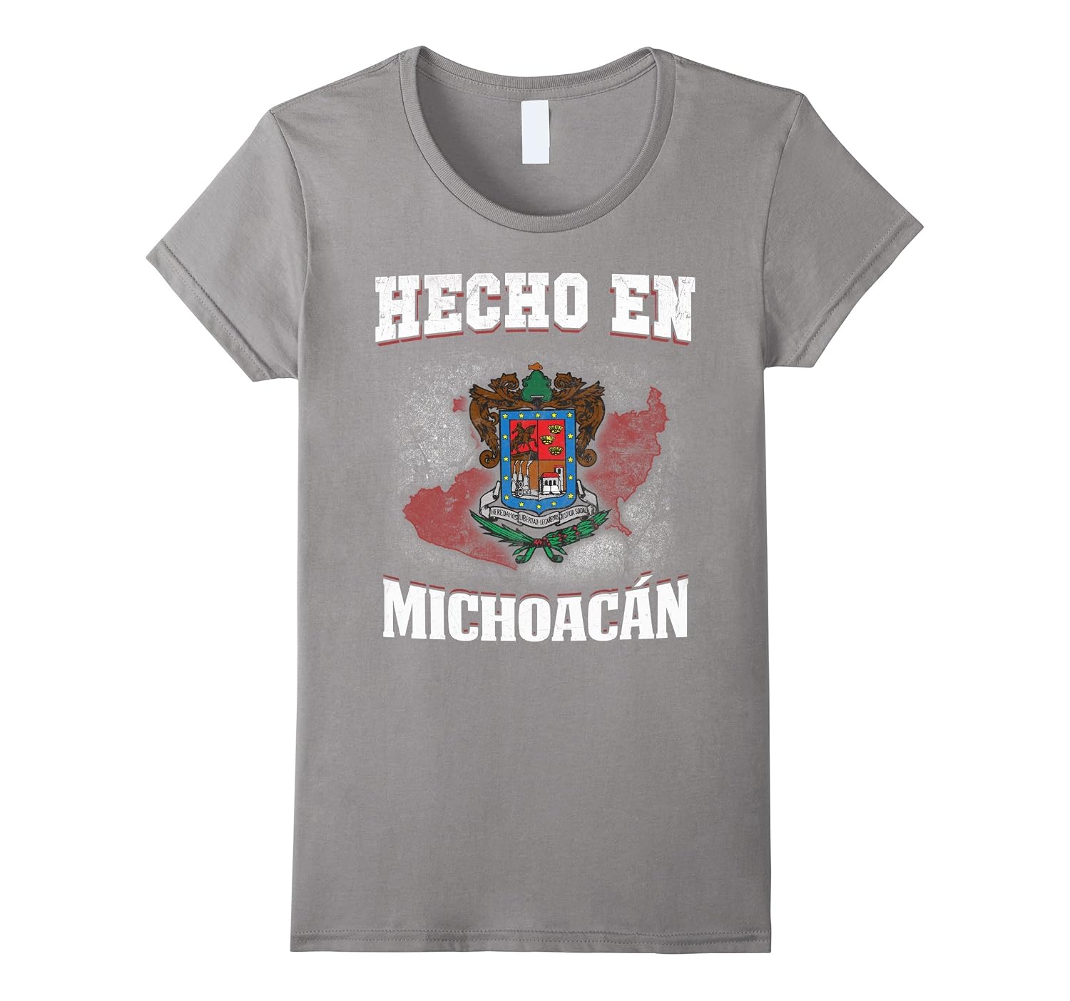 Hecho En Michoacan Mexican flag t-shirts tees coat of arms-4LVS ...