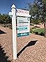 Amazon.com : Landmark Vinyl PVC Real Estate Sign Post with Heavy Duty ...
