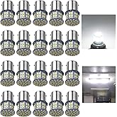 Amazon.com: Antline 1156 1141 1003 7506 BA15S LED Bulbs Xenon White 20-Packs, Super Bright 3014 ...