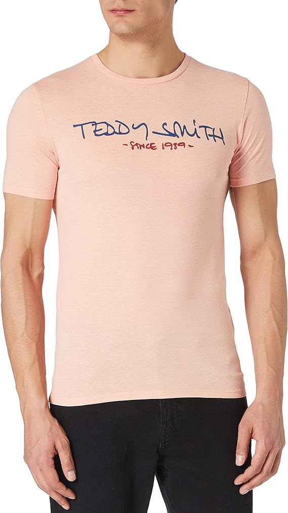 Teddy Smith Men's Ticlass Basic Mc T-Shirt: Amazon.co.uk: Clothing