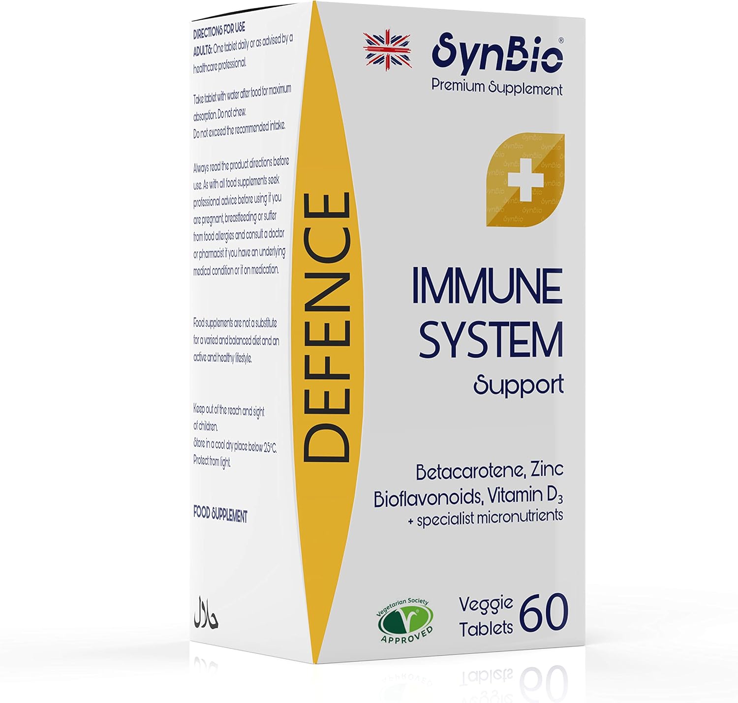 SynBio Premium+ Defence - Immune System Support | Vegetarian Society ...