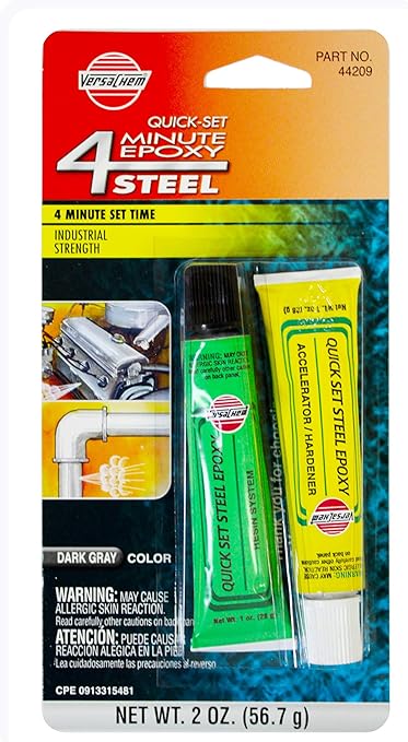 Versachem 44209 4 minute epoxy steel: Buy Online at Best Price in UAE ...