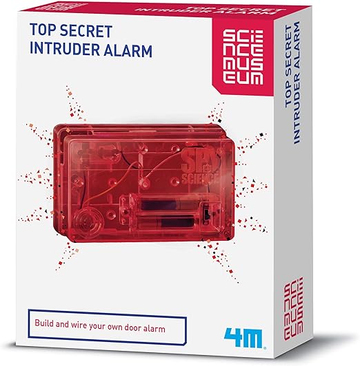 Amazon.com: 4M Science Museum Top Secret Intruder Alarm: Toys & Games