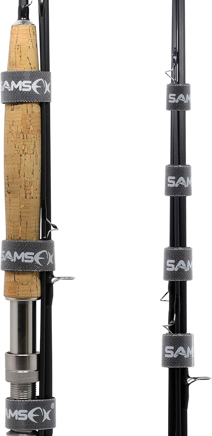 SAMSFX Fishing Rod Straps 12pcs in Pack: Amazon.co.uk: Sports & Outdoors