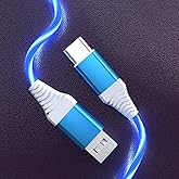 Amazon.com: 6.6FT 60W/3A Light up USB C to USB C Cable Fast Charging ...