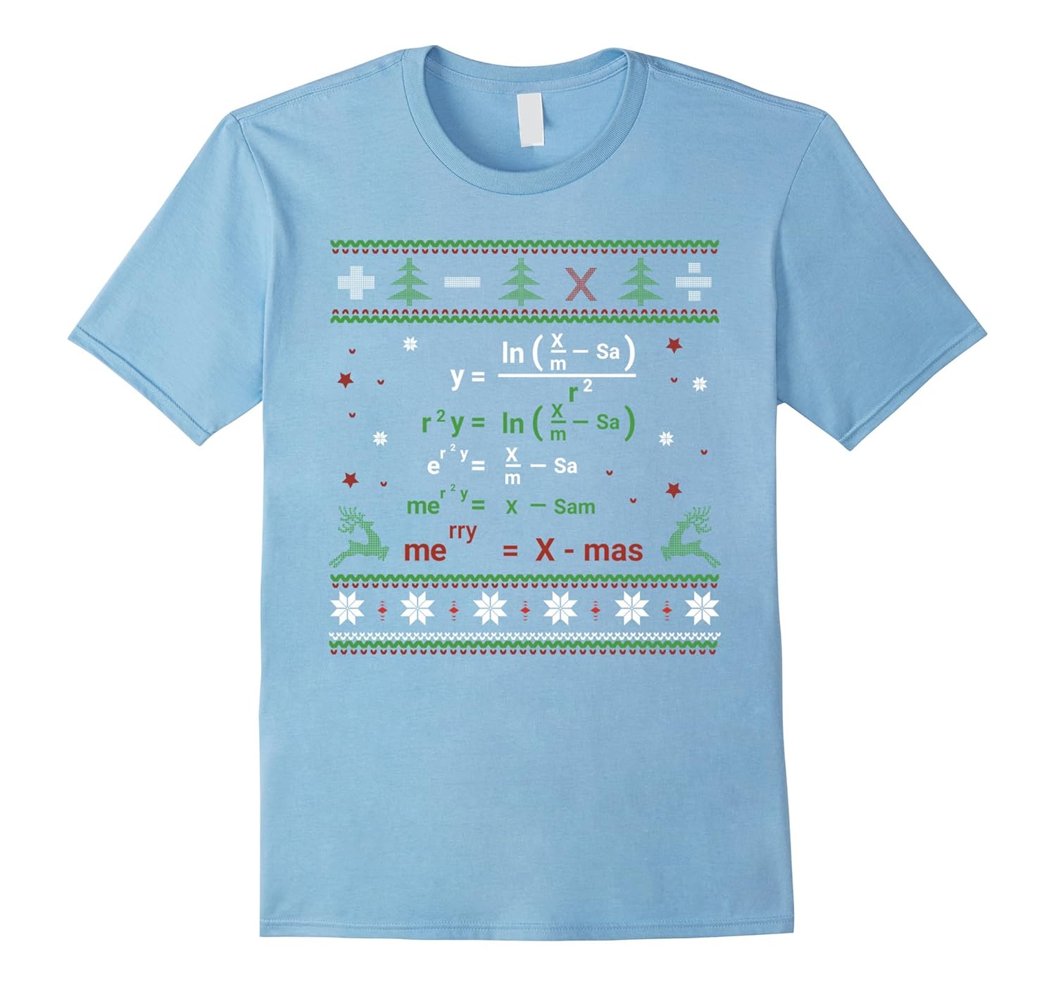 Merry Xmax Equation – Awesome Ugly Math Christmas-CL – Colamaga