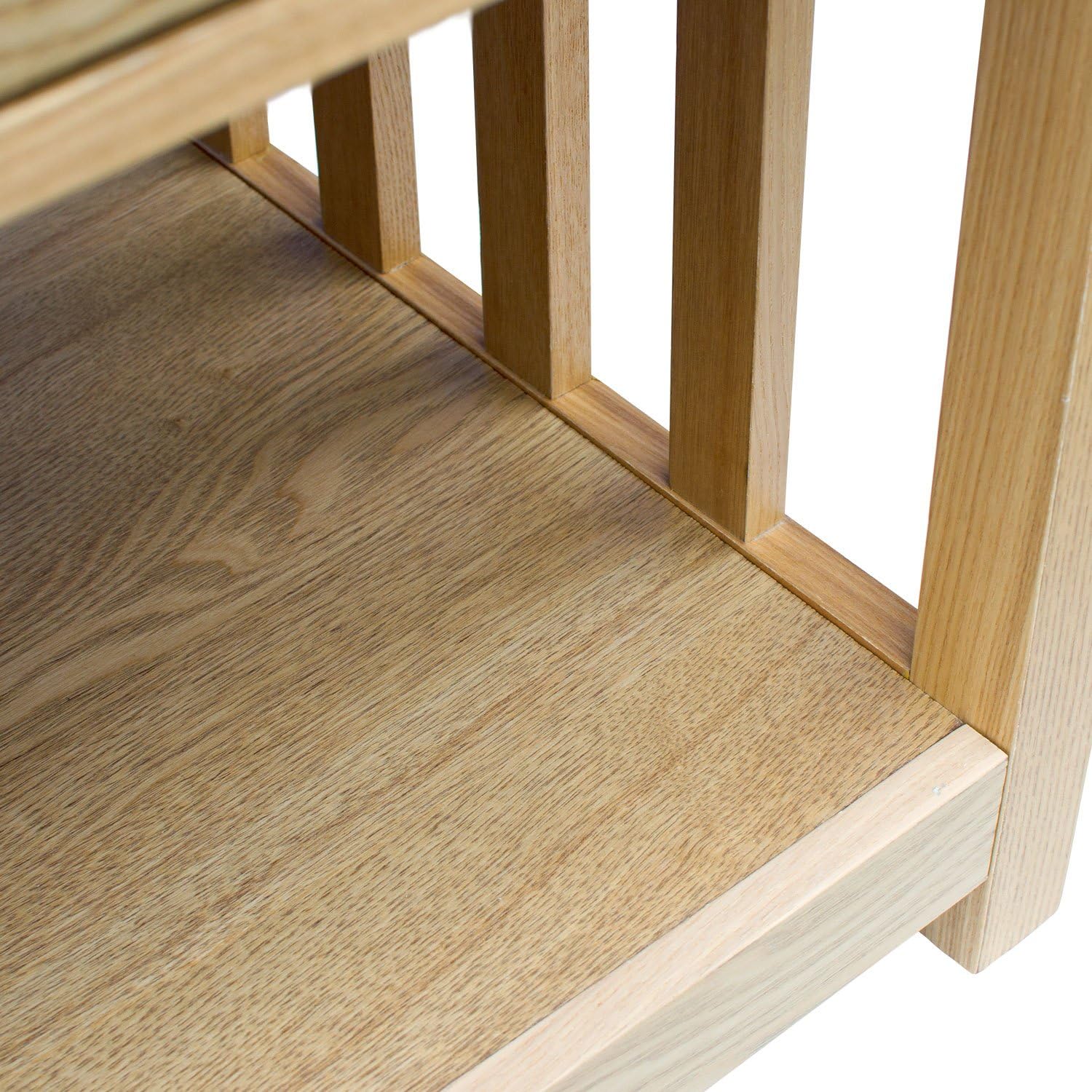 Vida Designs Ashton 1 drawer Lamp Table, Bedroom Furniture, Oak Wax ...