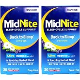 Amazon.com: Midnite Sleep Aid for Occasional Sleeplessness, 30 Chewable ...