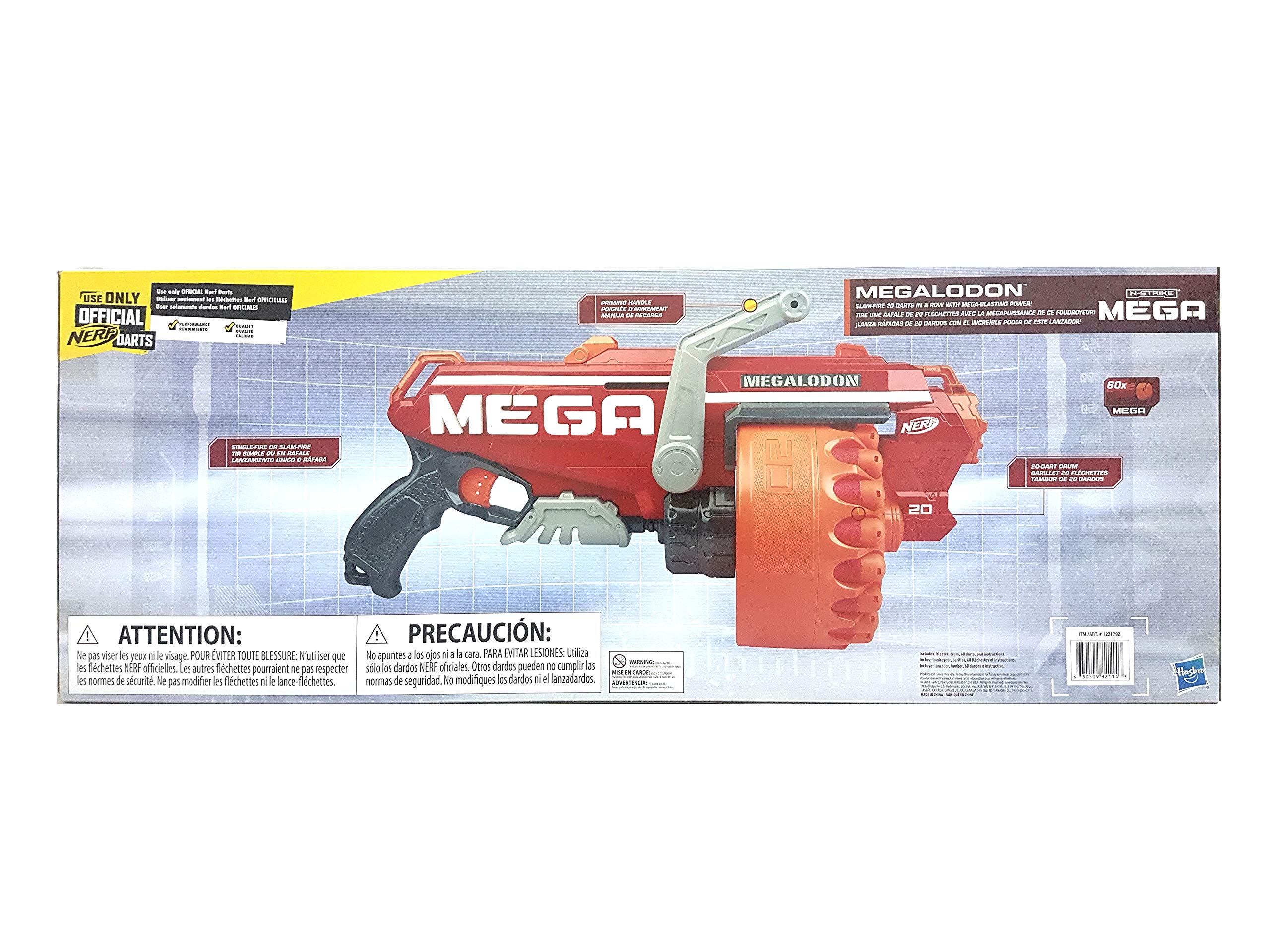 Mua Nerf Megalodon Mega Toy Blaster Mega Pack 20 Darts Loading trên ...