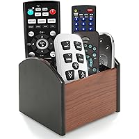 Rustic 3-Slot Wooden Remote Control Holder – Caddy Holder for ...