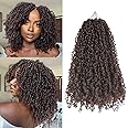 Amazon.com : Haftaluv Yanky Twist Crochet Hair 12 Inch 9 Packs Pre ...